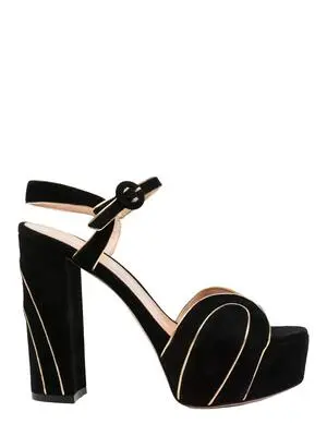 GIANVITO ROSSI 125mm Tamara Platform Sandals - Black