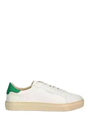 Flamingos Leather Panelled Sneakers - White