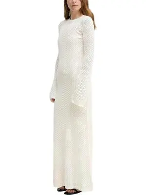 HERSKIND Open-back Maxi Dress - White
