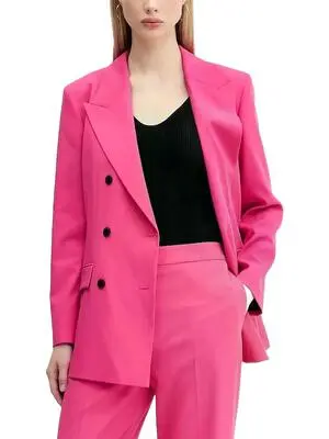 Hugo Double-breasted Blazer - Pink