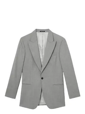REISS Inspired Single-breasted Wool Blazer 38