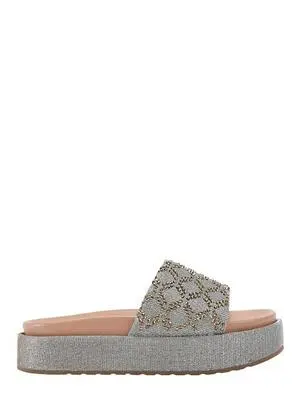 Carvela Estella Woven Flatform Sandals - Bronze