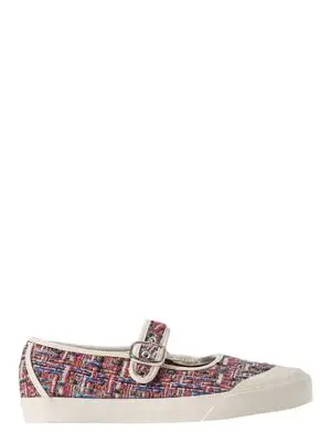 VANS Premium Mary Jane Lowpro Tweed Sneakers - Pink