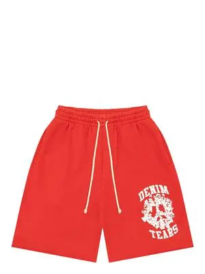 DENIM TEARS University Shorts - Red