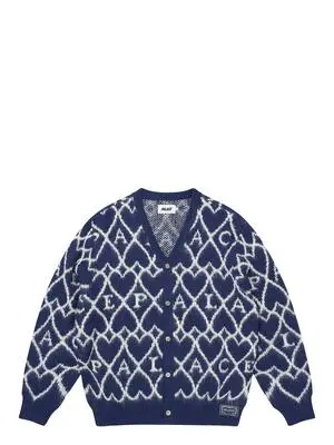 PALACE Hairy Heart Knit - Blue
