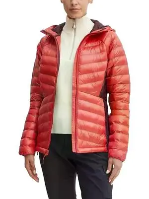 Columbia Labyrinth Loop Hooded Quilted Jacket - Red