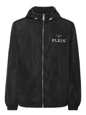 Philipp Plein Zip-up Hooded Jacket - Black
