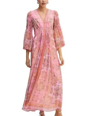 Hale Bob Mara Maxi Dress - Pink