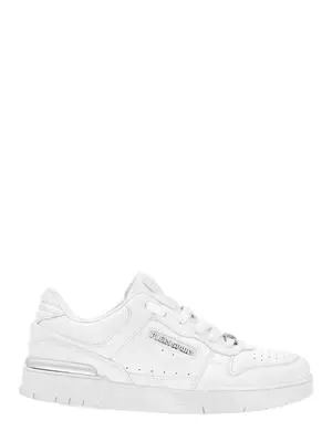 PLEIN SPORT Tiger.x Leather Sneakers - White