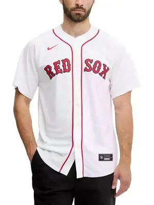 Nike X Boston Red Sox Button-down Baseball Shirt - White