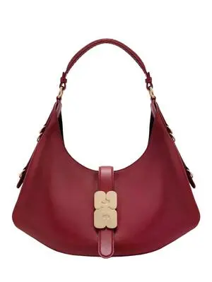 GANNI Small Kat Tote Bag - Red Dahlia 818