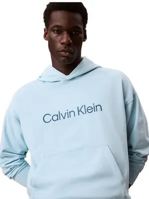 Calvin Klein Standard Logo Terry Hoodie - Stratosphere