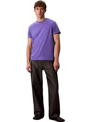Calvin Klein Embroidered Monogram Relaxed T-shirt - Purple Opulence