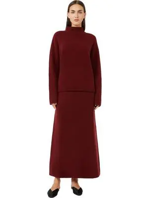 Max Mara Boxy Cashmere Jumper - Raspberry