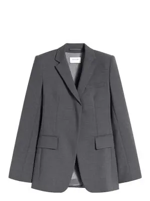Max Mara Stretch Wool Jacket - Dark Grey