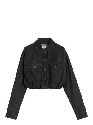 Max Mara Short Denim Jacket - Black
