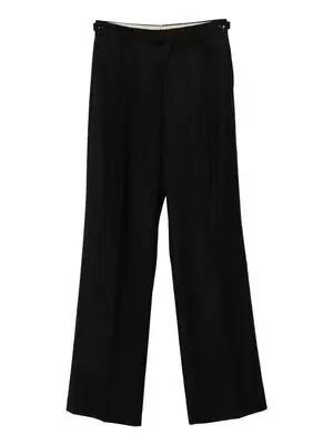 BERWICH Simona Pleated Front Trousers - Black