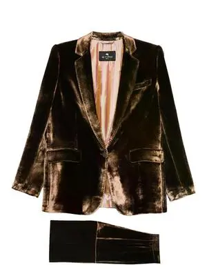 Etro Single-breasted Suit - Brown