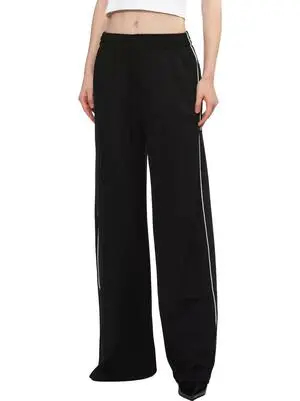 We11Done Side-stripe Trousers - Black