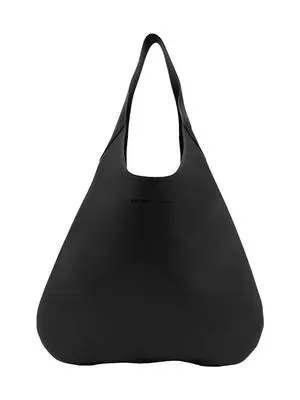 Carven Leather Tote Bag - Black