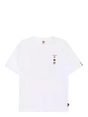 A BATHING APE Short Sleeve T-shirt - White
