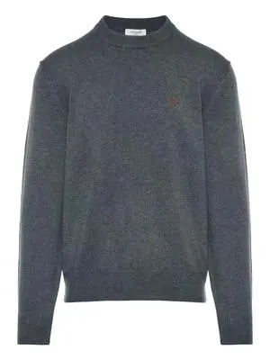 Jacob Cohen Embroidered Crew-neck Sweater - Grey