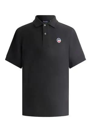 Fusalp Pique-cotton Polo Shirt - Black