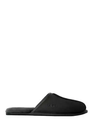 UGG Scuff Leather Slipper Black