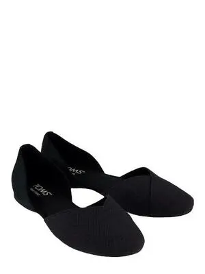 Toms D'orsay Flat - Black/black