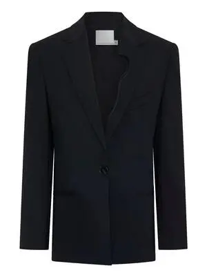 Christopher Esber Padded-shoulder Single-button Blazer - Black