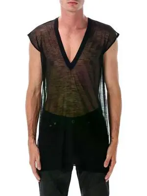Rick Owens Sleeveless Top - Black