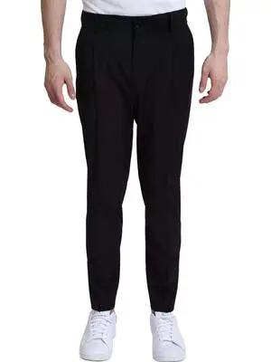 BE ABLE Elastic-waistband Trousers - Black