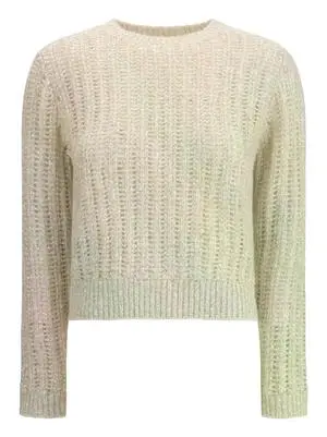 Brunello Cucinelli Sequin-embellished Sweater - Neutrals
