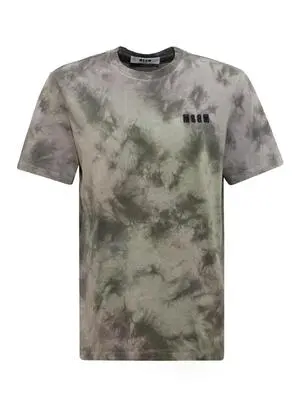 MSGM Tie-dye T-shirt - Grey