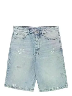 Ksubi Maxx Painter Denim Shorts - Blue