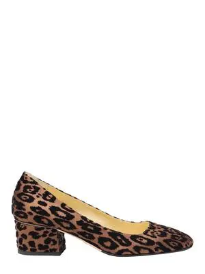 Sarah Flint Perfect Stephanie 45 Pumps Leopard Burnout Velvet
