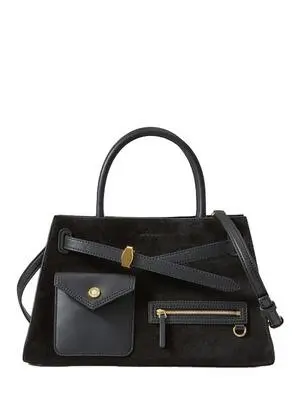 Veronica Beard Dash Cargo Top Handle Bag - Black