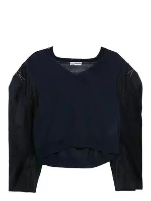 SONIA CARRASCO Paneled Top - Blue