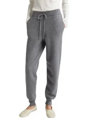 Loulou De Saison Hespero Cashmere Joggers - Anthracite Melange