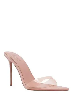 Femme La Azucar Stiletto Heel Slide Sandal Pink