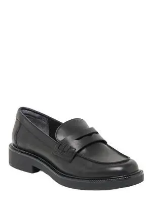 Dolce Vita Tiggy Penny Loafer - Black Leather