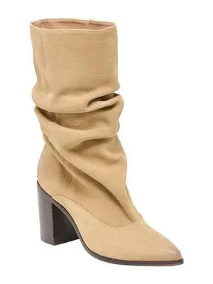 Dolce Vita Talina Pointed Toe Bootie - Dk Taupe Suede