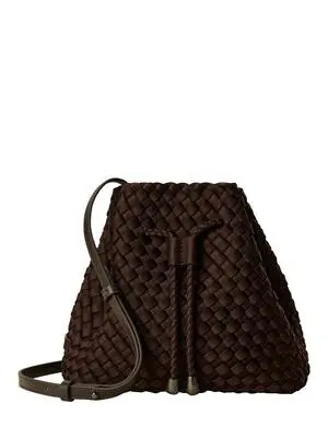 NAGHEDI Medium Gramercy Bucket Bag - Chocolate