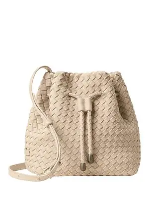 NAGHEDI Medium Gramercy Bucket Bag - Ecru