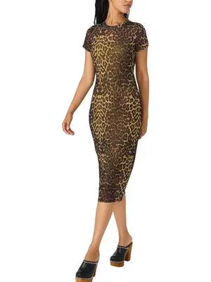 Steve Madden Hailee Animal Print Dress - Hot Spots Print