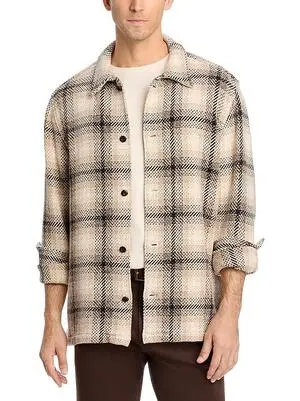 Madewell Twill Plaid Jacket - Heavy Twill Plaid Grey