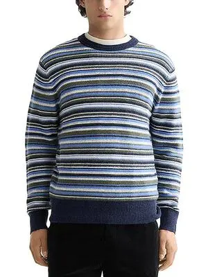 Scotch & Soda Soft Knit Crewneck Sweater - Peacoat Blue