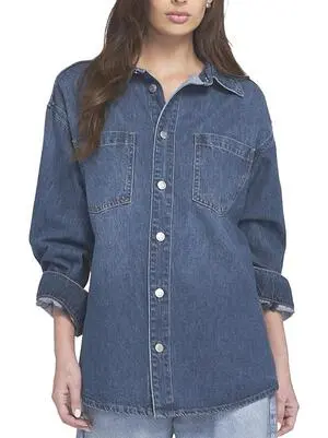 ELLE COLLECTION Denim Shirt - Medium Blue