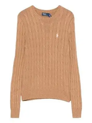 Polo Ralph Lauren Logo Pullover - Collection Camel Melange