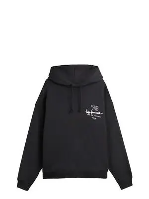 Y3 Merch Hooded Sweatshirt - Black